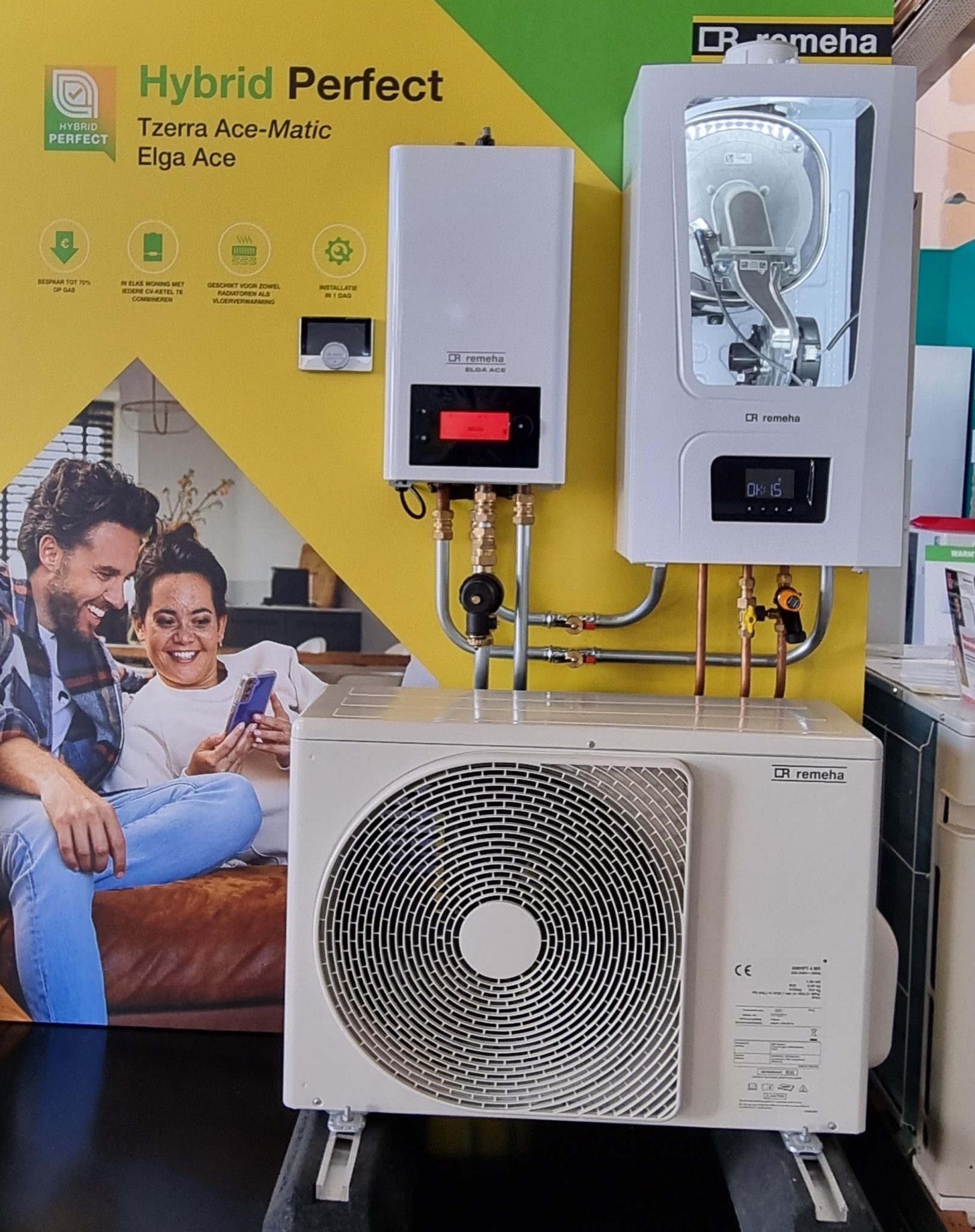 Remeha Elga Ace hybride warmtepomp - Woonwijzerwinkel