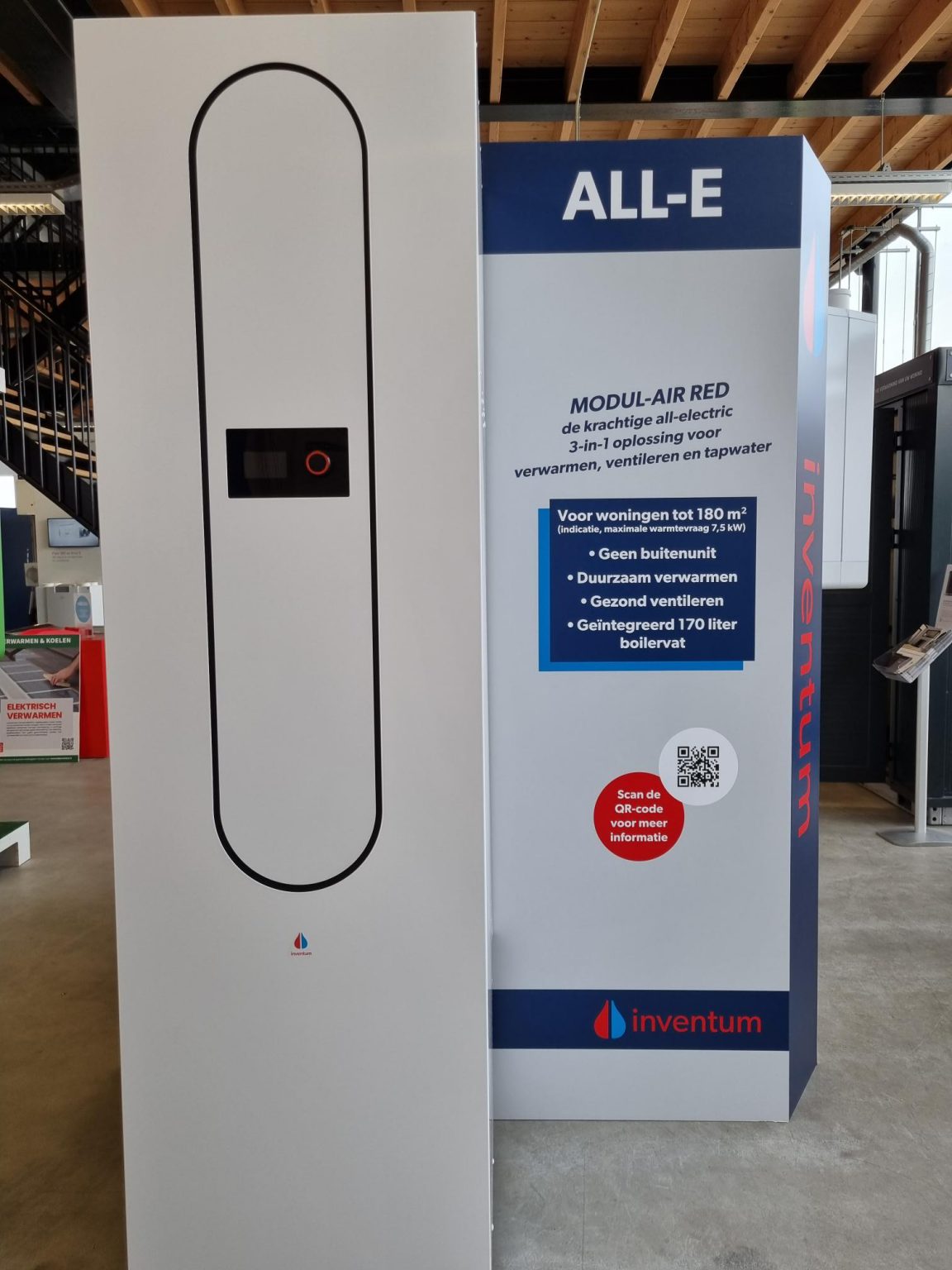 Inventum All-E Modul-Air Red - Woonwijzerwinkel